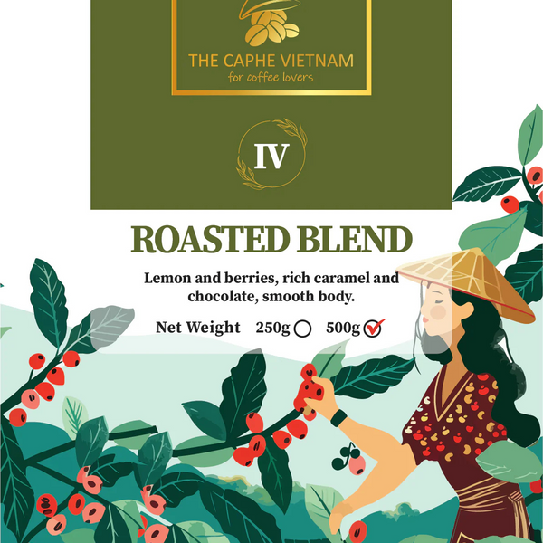Roasted Blend - Premium Ground Coffee – The Caphe Vietnam